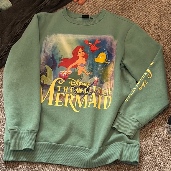 Disney | Sweaters | Disney The Little Mermaid Green Sweater | Poshmark